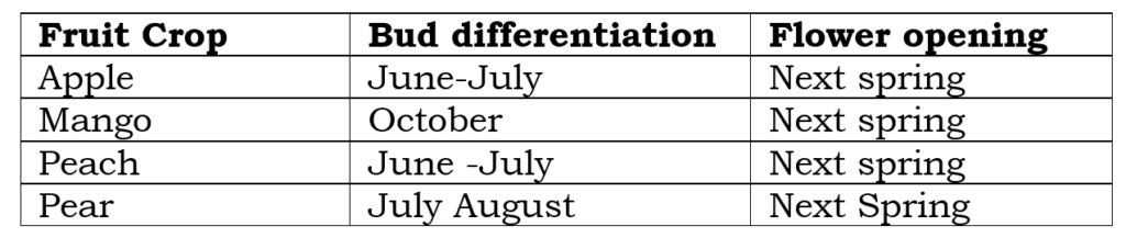 Juvenility and Flower Bud Differentiation - Horticulture Guruji