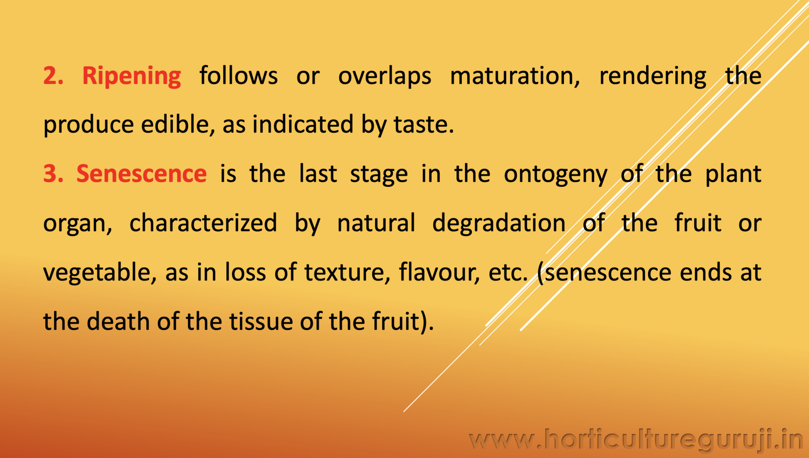 Maturity and Maturity Indices PPT - Horticulture Guruji