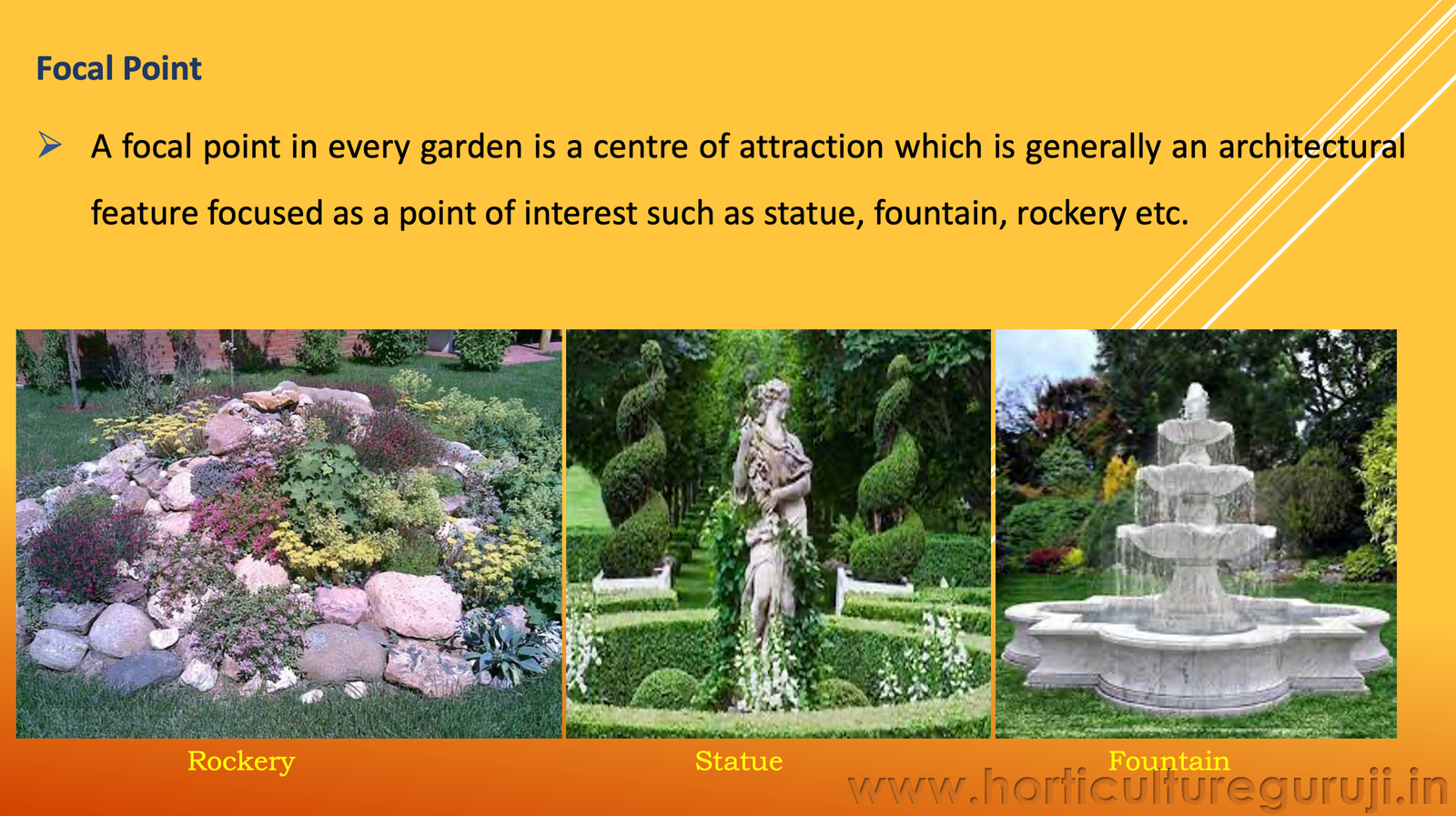 Principles of Landscape Gardening PPT - Horticulture Guruji